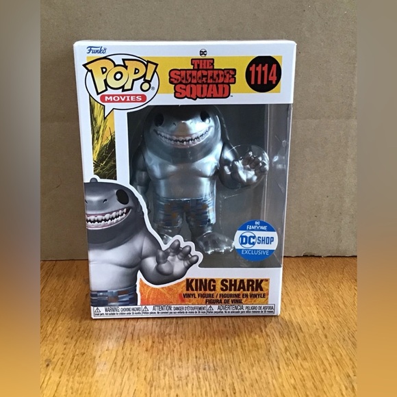 Funko | Other | Funko Pop Movies King Shark 114 The Suicide Squad Dc ...